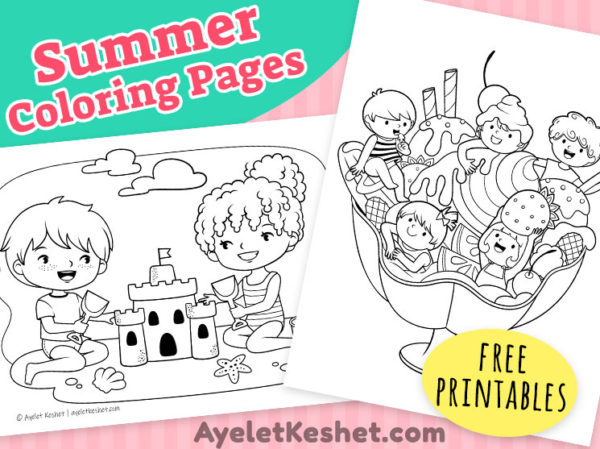 14 cute summer printables to download for free - Ayelet Keshet